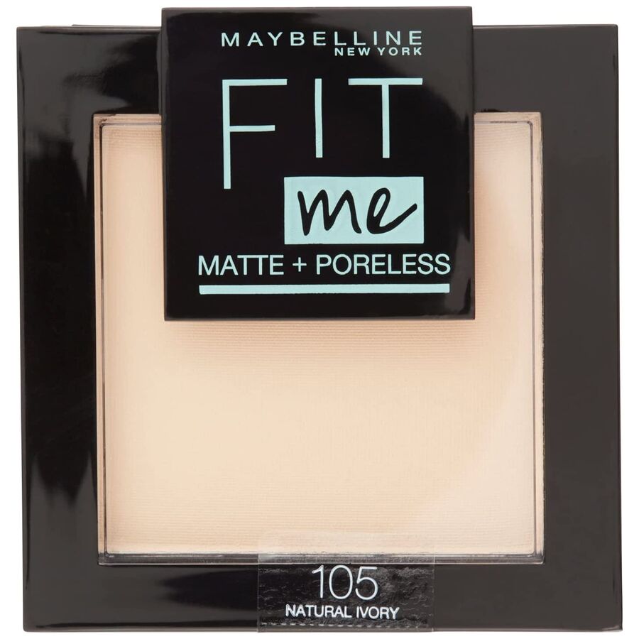 Maybelline Fit Me Matte + Poreless Powder 105 Natural Ivory - 132,30 DKK